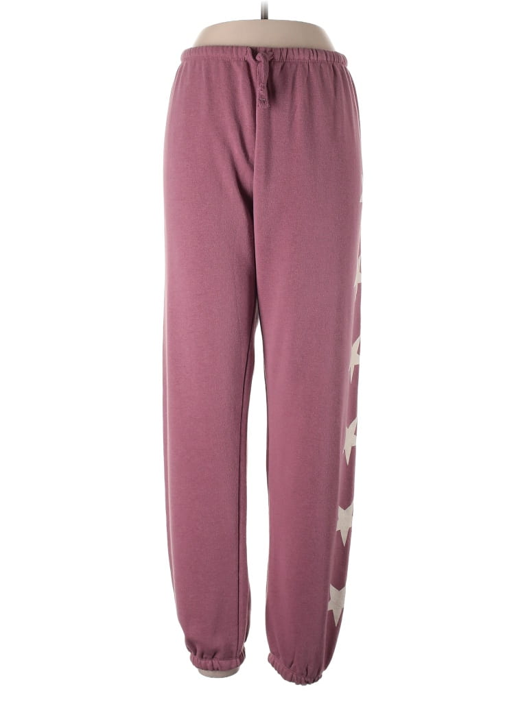 Assorted Brands Solid Pink Sweatpants Size L - 57% off | thredUP