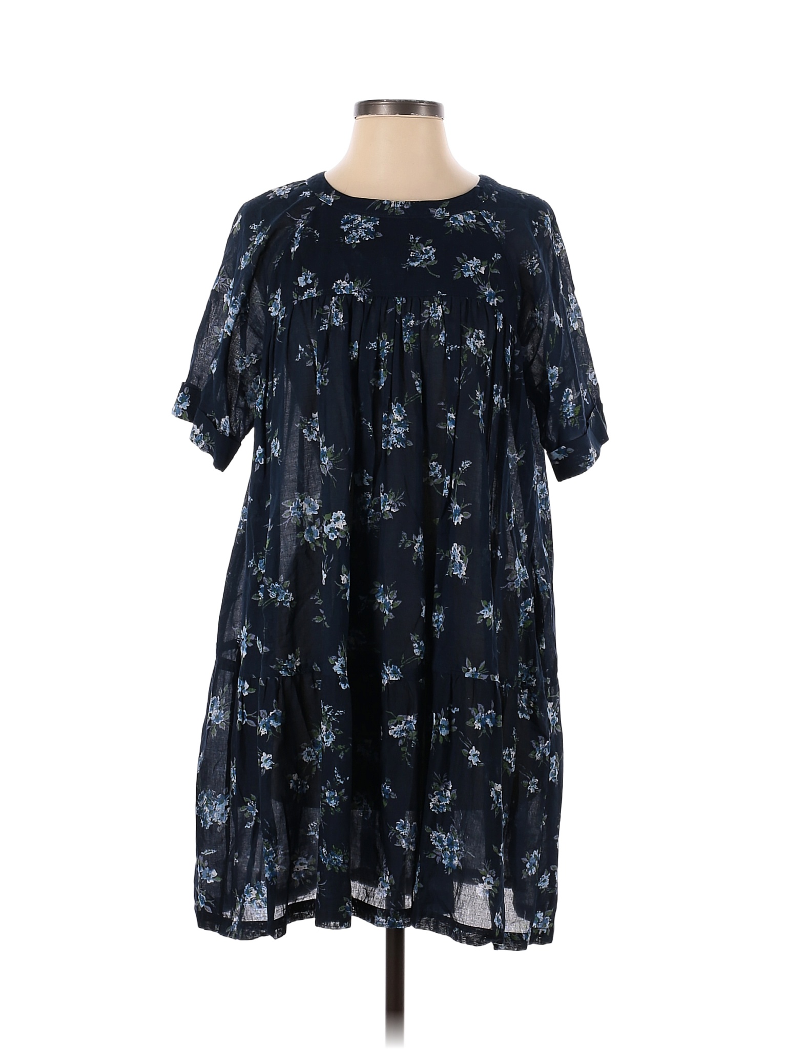 Current/Elliott Floral Blue Casual Dress Size XS (0) - 79% off | thredUP