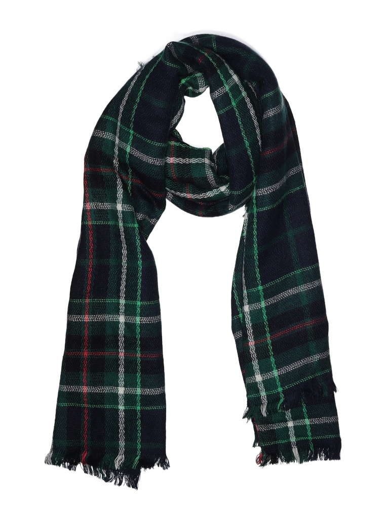 Unbranded Plaid Multi Color Green Scarf One Size - 64% off | thredUP