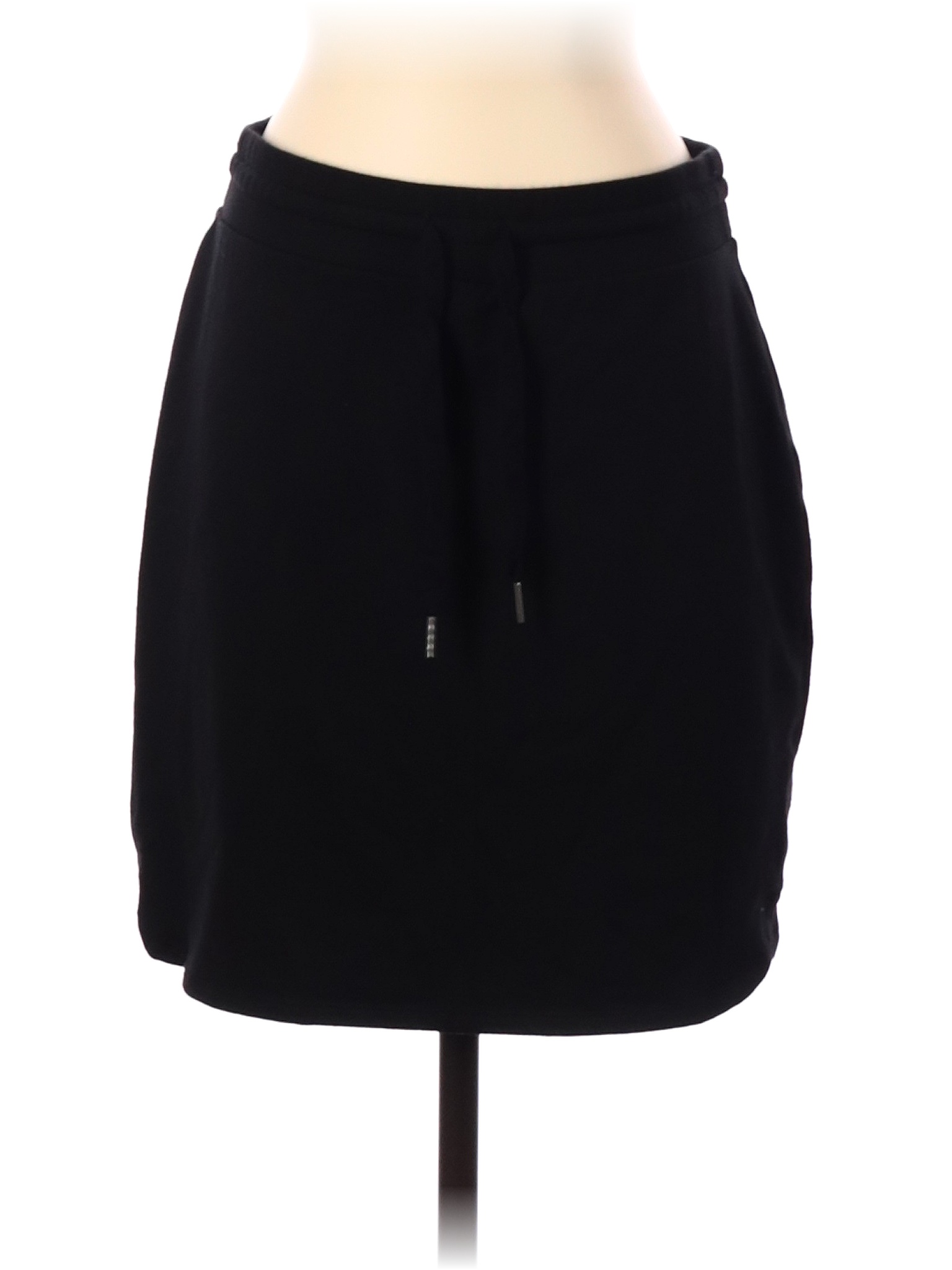 Daily Ritual Solid Black Casual Skirt Size S 42 Off Thredup
