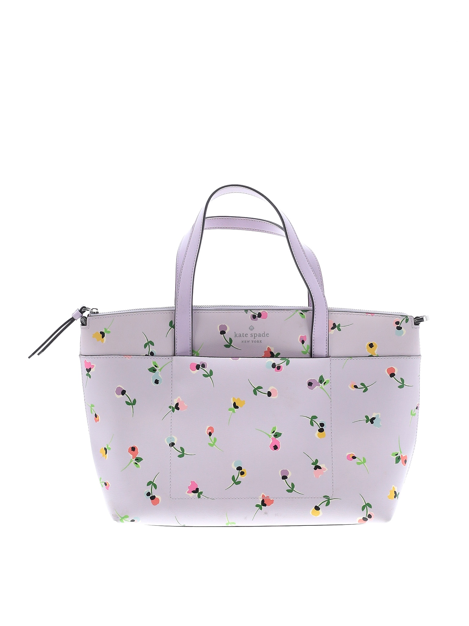Kate Spade New York 100% Leather Color Block Lavender Purple Leather ...