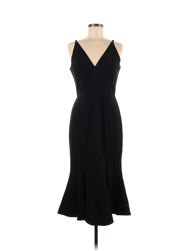 Dress The Population Solid Black Cocktail Dress Size M 49 Off Thredup