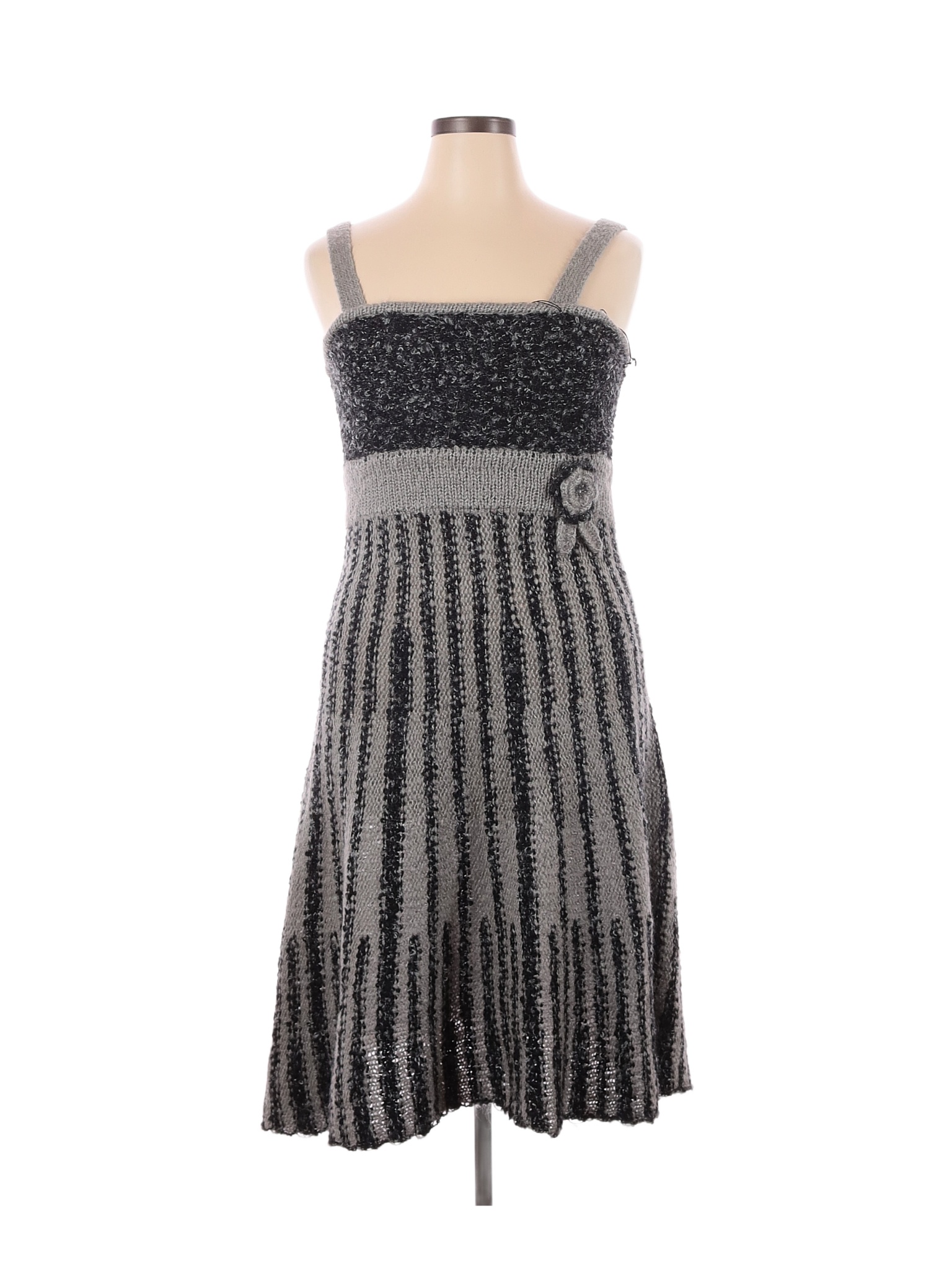 VERTIGO Multi Color Gray Casual Dress Size XL - 78% off | thredUP