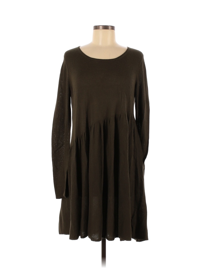 Peruvian Connection Solid Green Casual Dress Size M - 76% off | thredUP