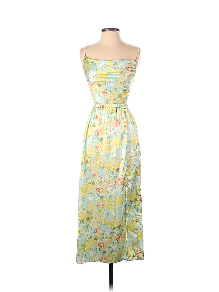 Cider Floral Multi Color Yellow Cocktail Dress Size S - 60% off | thredUP