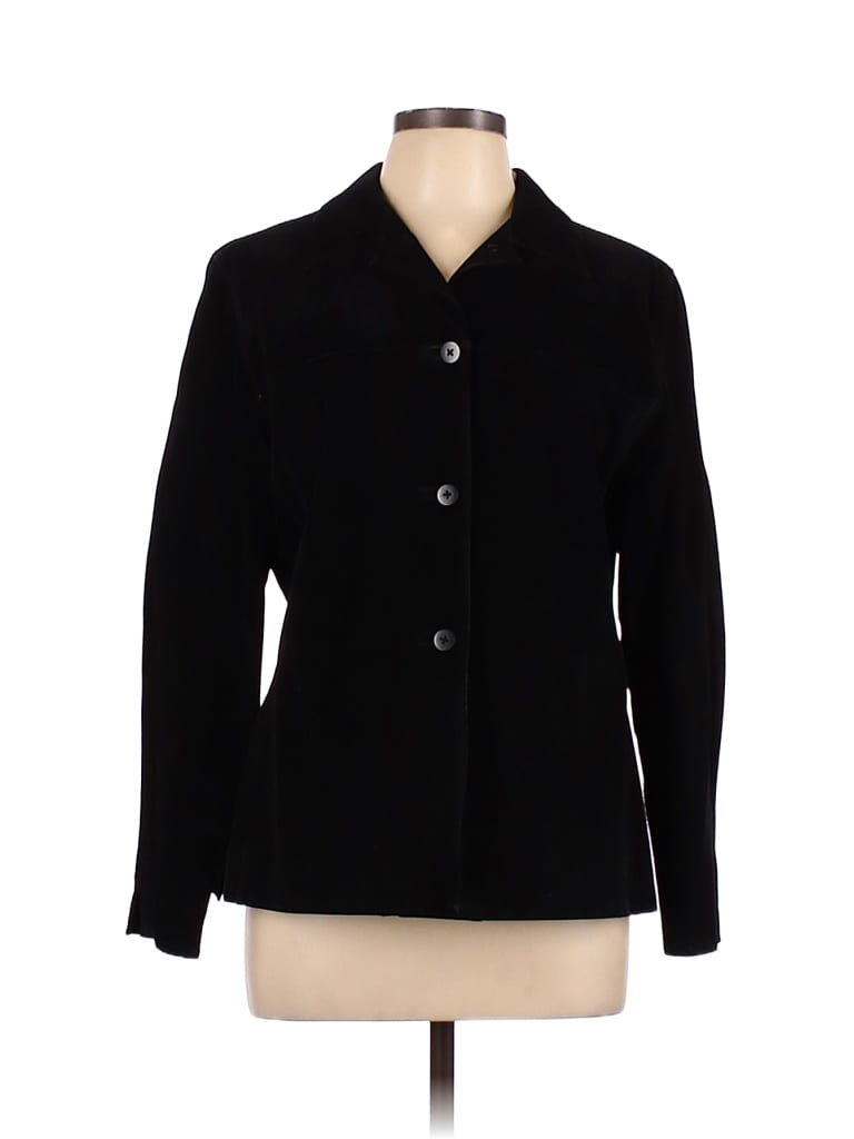 Valerie Stevens Seperates Solid Black Jacket Size L (Petite) - 75% off ...