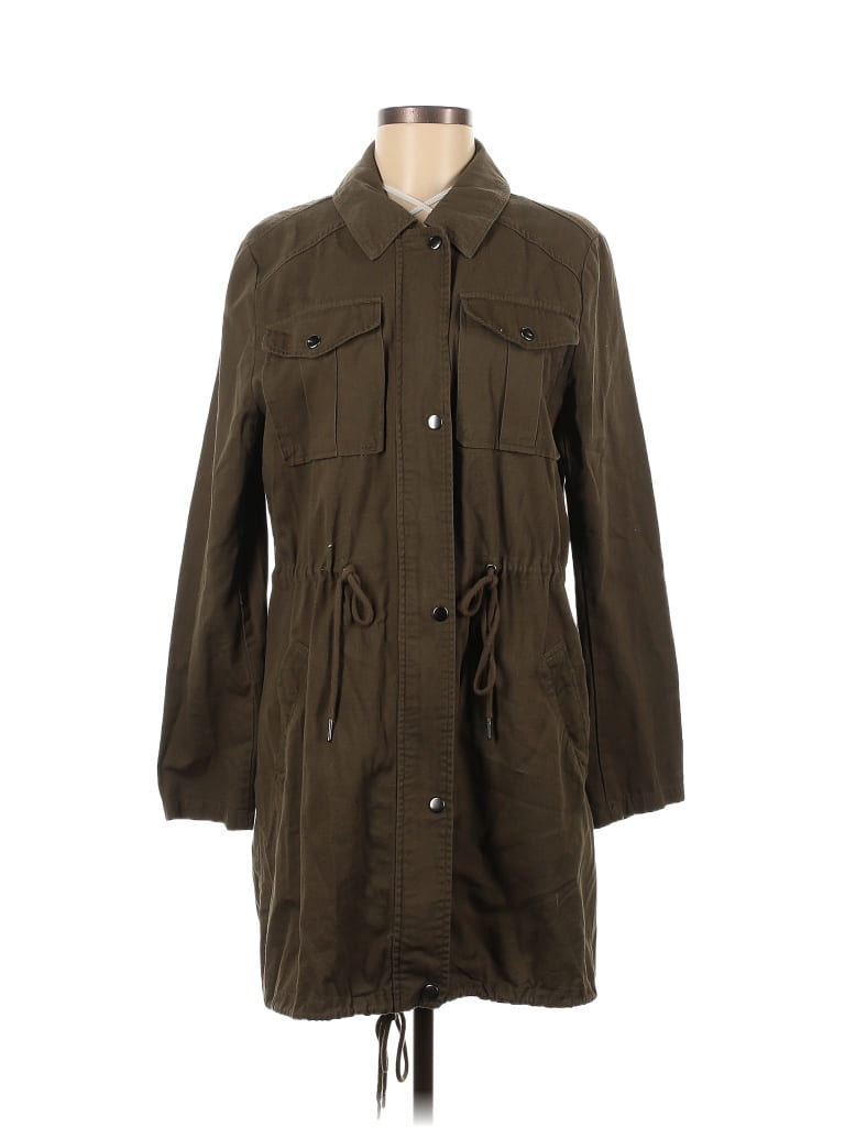 BP. 100% Cotton Solid Colored Green Jacket Size M - 77% off | thredUP