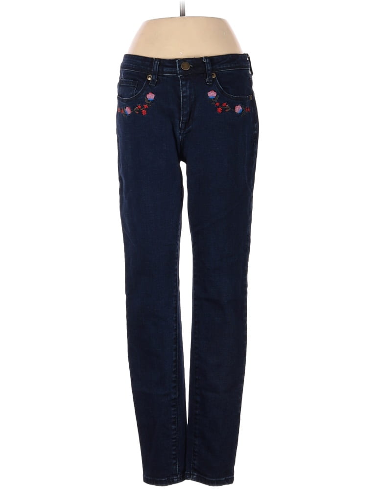 ModCloth Solid Blue Jeans Size S - 64% off | thredUP