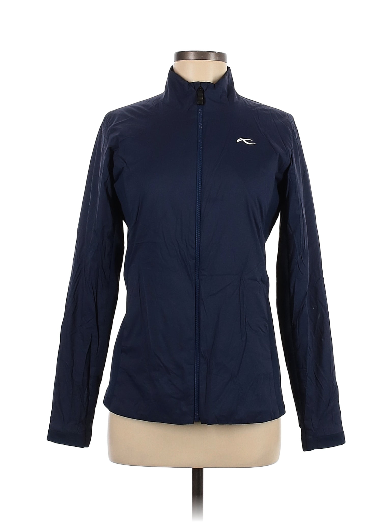 Kjus 100% Polyamide Solid Navy Blue Track Jacket Size M - 74% off | thredUP