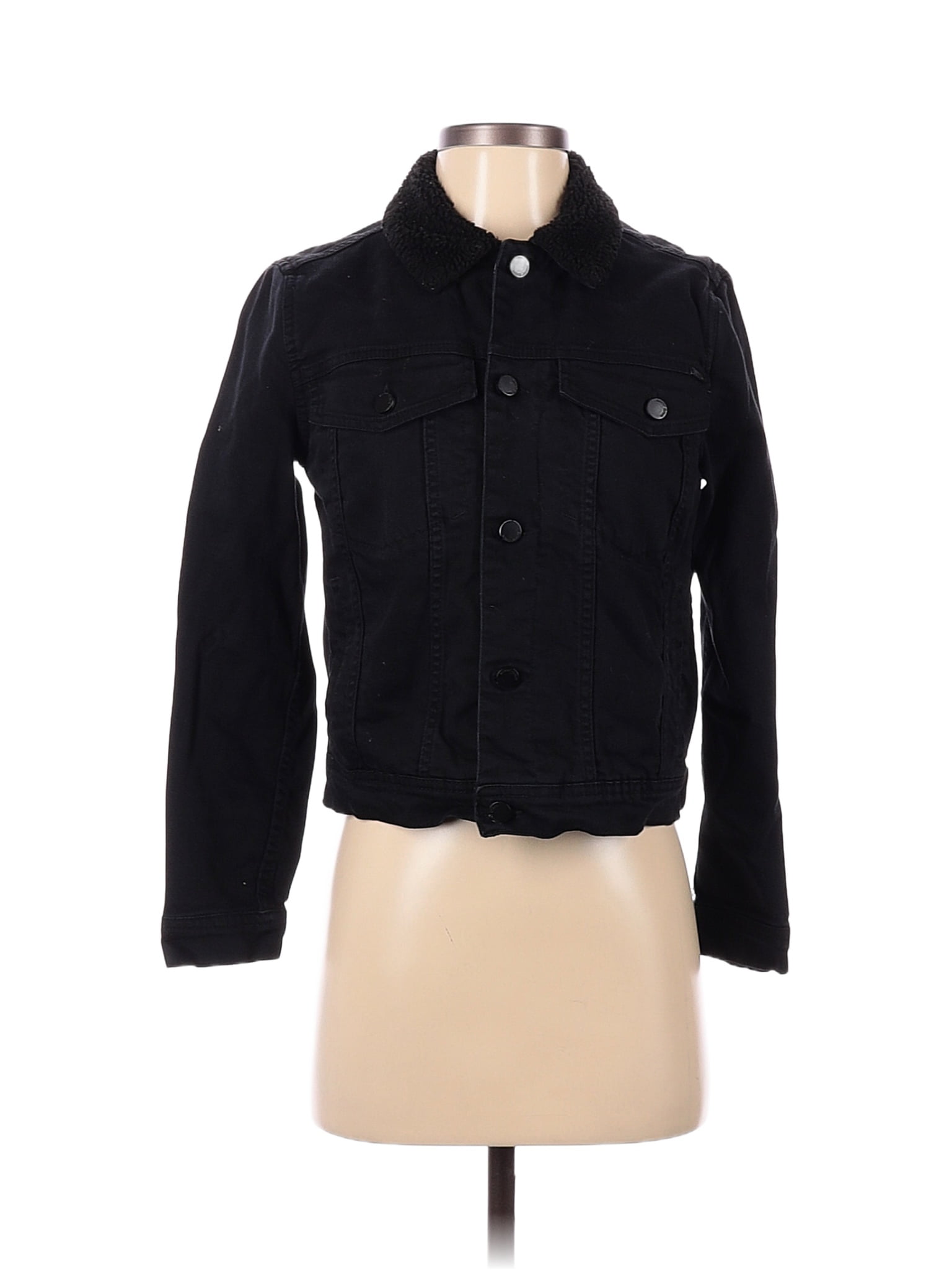 MNG Black Denim Jacket Size XS - 56% off | thredUP