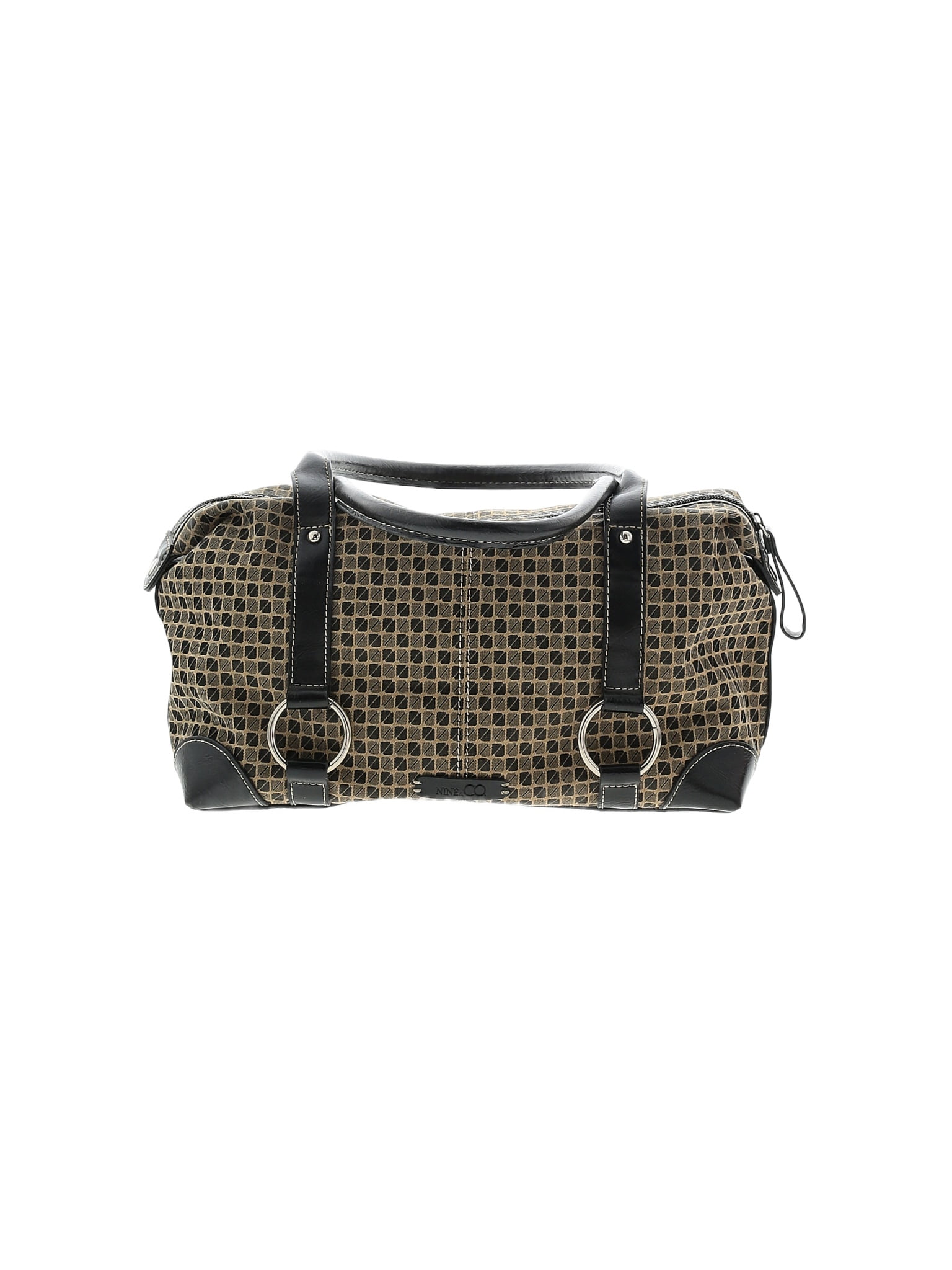 Nine & Co. by Nine West Color Block Metallic Black Shoulder Bag One ...