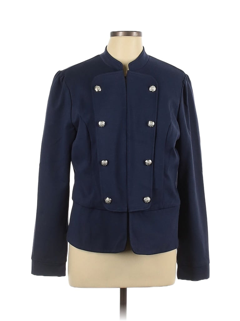 Travelsmith Solid Navy Blue Jacket Size 12 - 73% off | thredUP