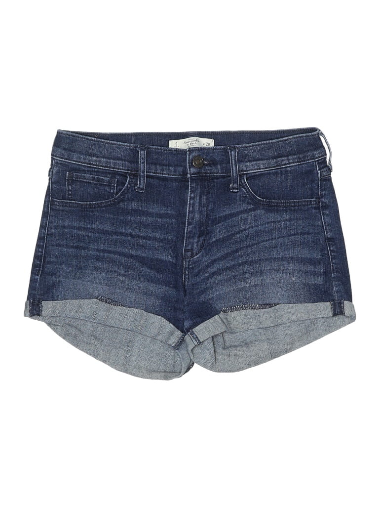 Abercrombie & Fitch Blue Denim Shorts 28 Waist - 69% off | ThredUp