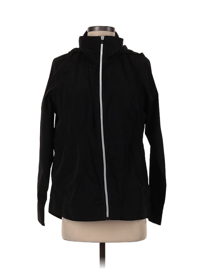 Apana 100% Polyester Solid Black Jacket Size S - 72% off | thredUP