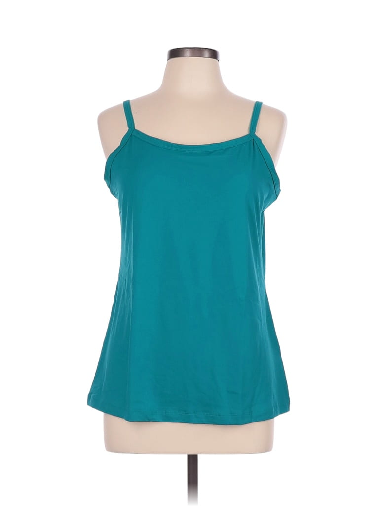 Lularoe Solid Colored Teal Tank Top Size L - 52% off | thredUP