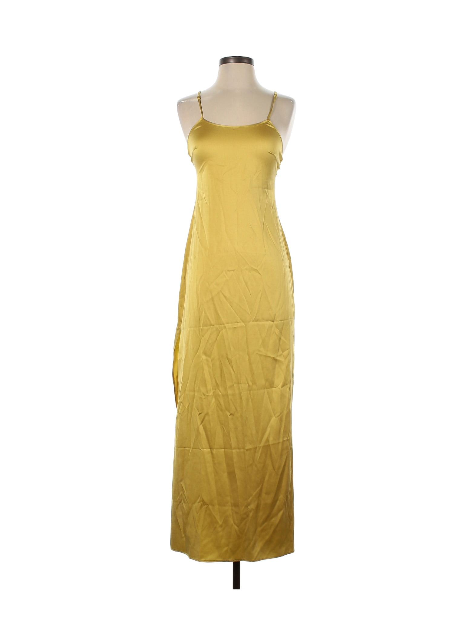 SKIMS Solid Colored Yellow Cocktail Dress Size XXS - 35% off | thredUP