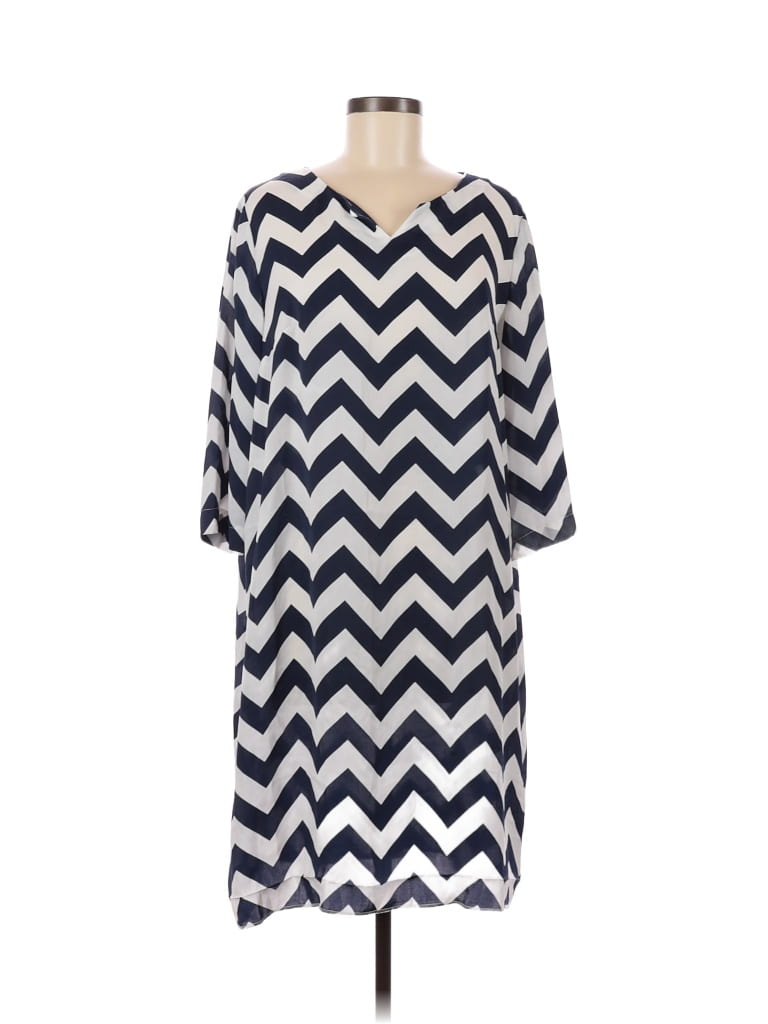 Madderson London Chevron-herringbone Chevron Multi Color Blue Casual ...