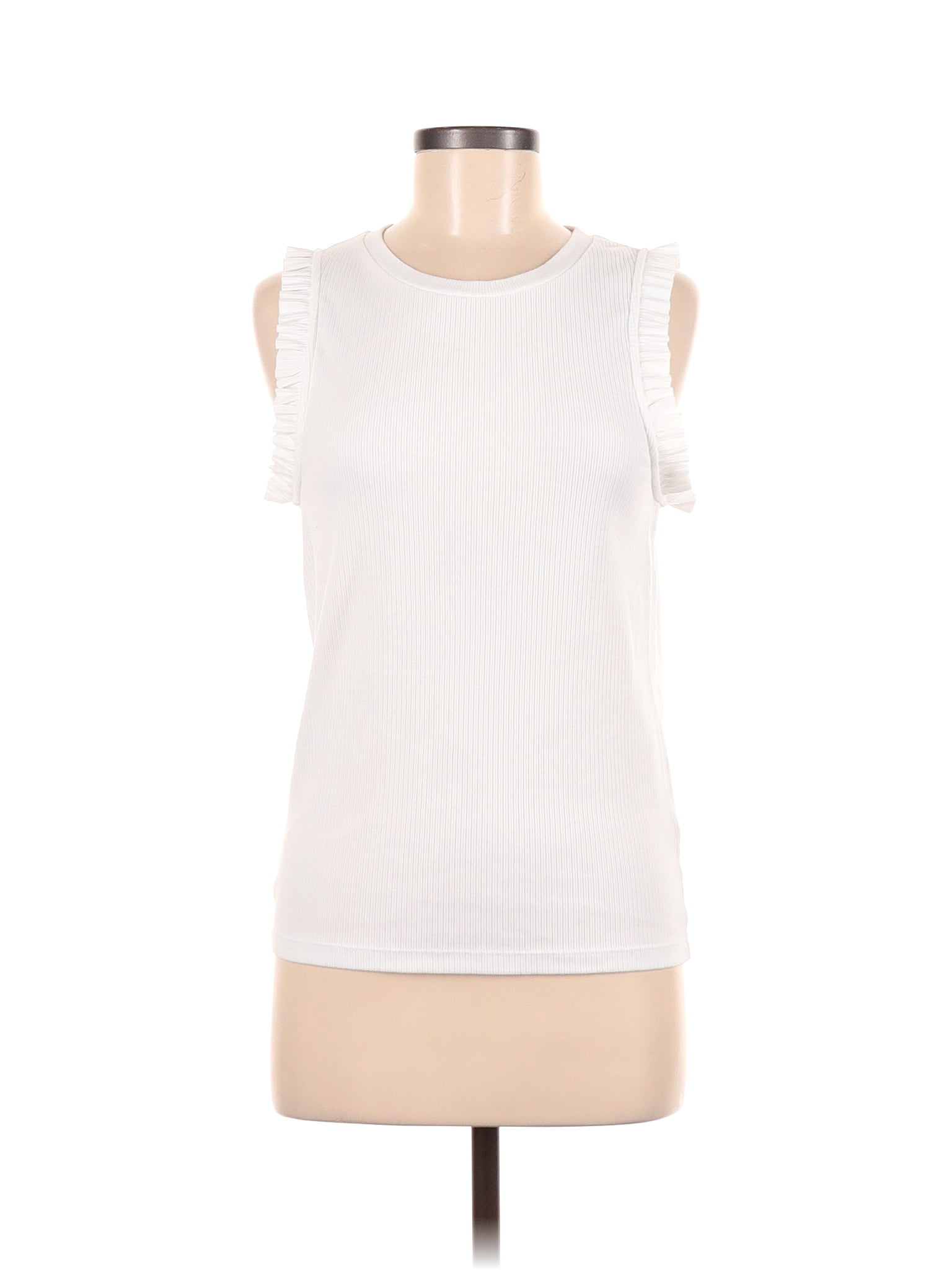 J Crew Solid White Ivory Short Sleeve Top Size M 65 Off Thredup
