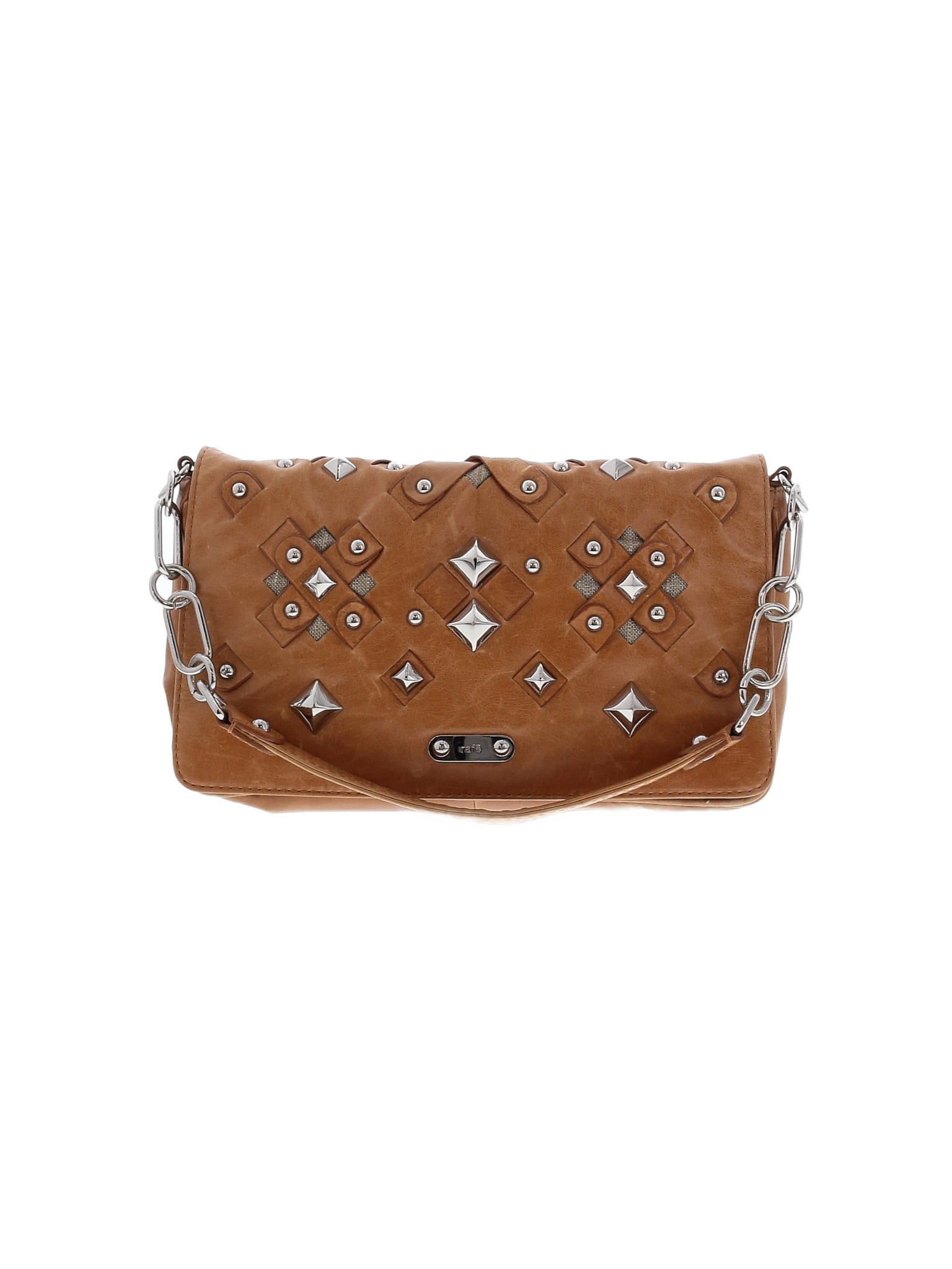 Rafe New York 100% Leather Solid Brown Tan Leather Shoulder Bag One ...