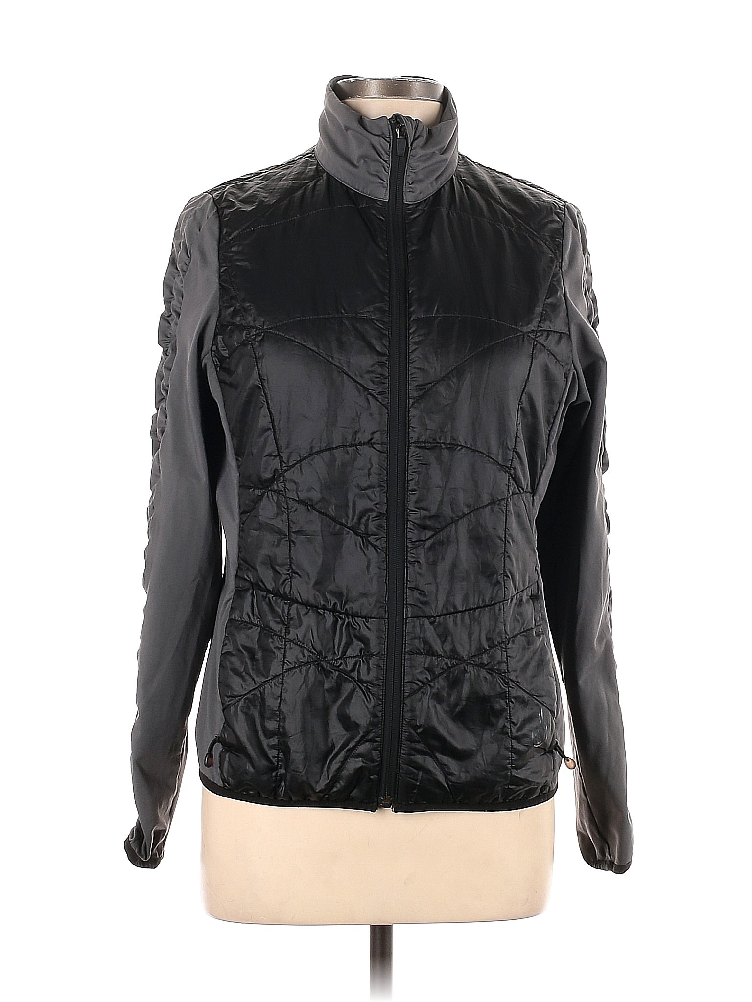 Assorted Brands 100% Polyester Solid Black Jacket Size L - 65% off | thredUP