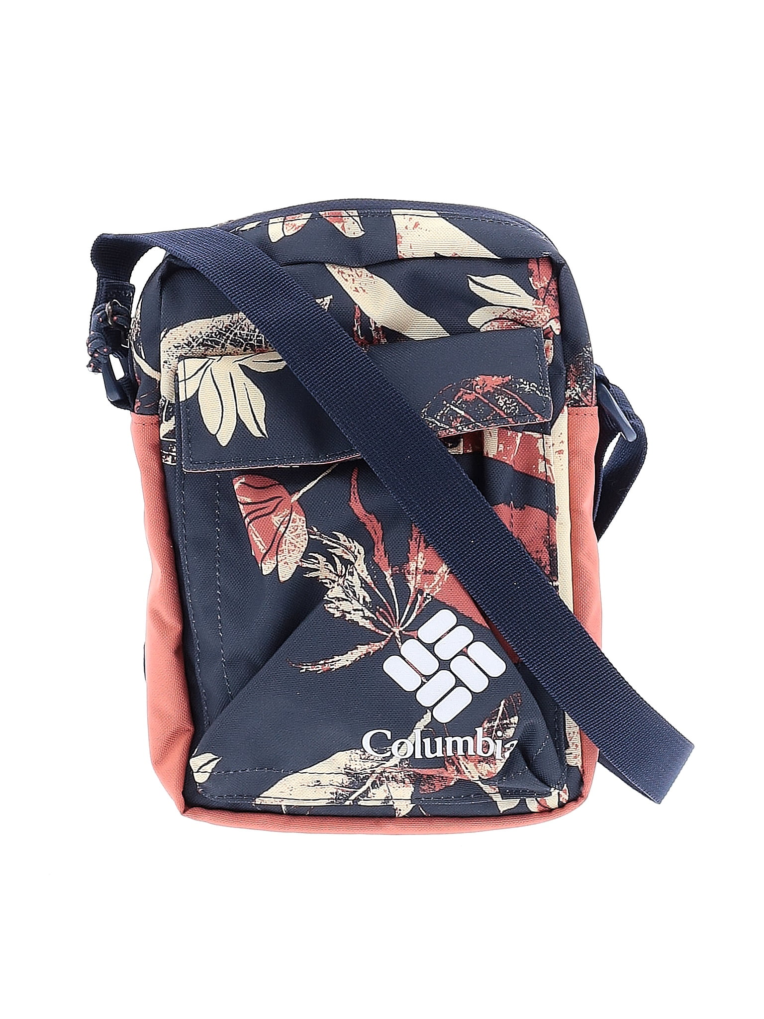 Columbia 100% Polyester Graphic Navy Orange Crossbody Bag One Size - 62 ...