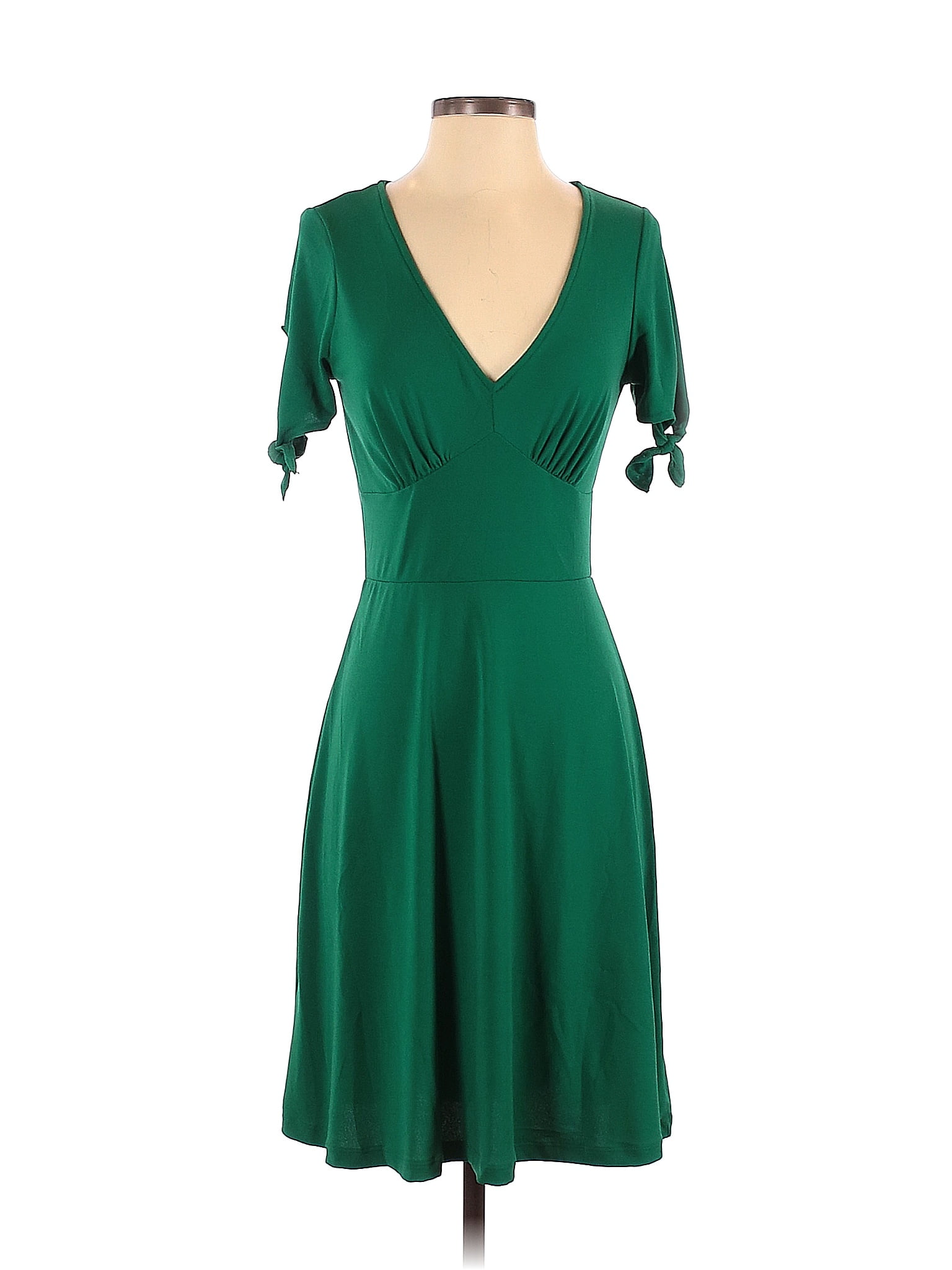 ModCloth Solid Green Casual Dress Size S - 59% off | thredUP