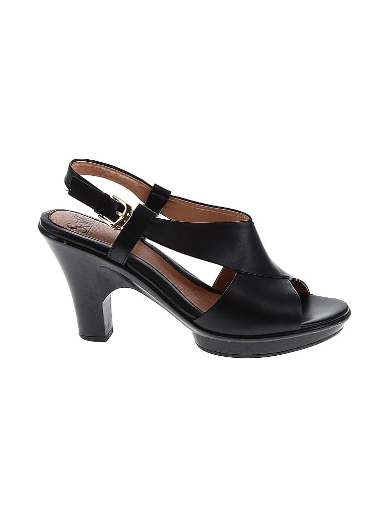 Sofft Solid Black Heels Size 7 - 68% off | thredUP