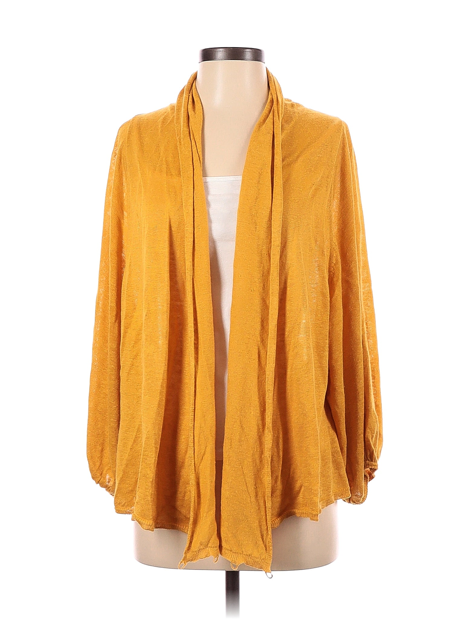 Moth Gold Orange Long Sleeve Top Size S 80 Off Thredup