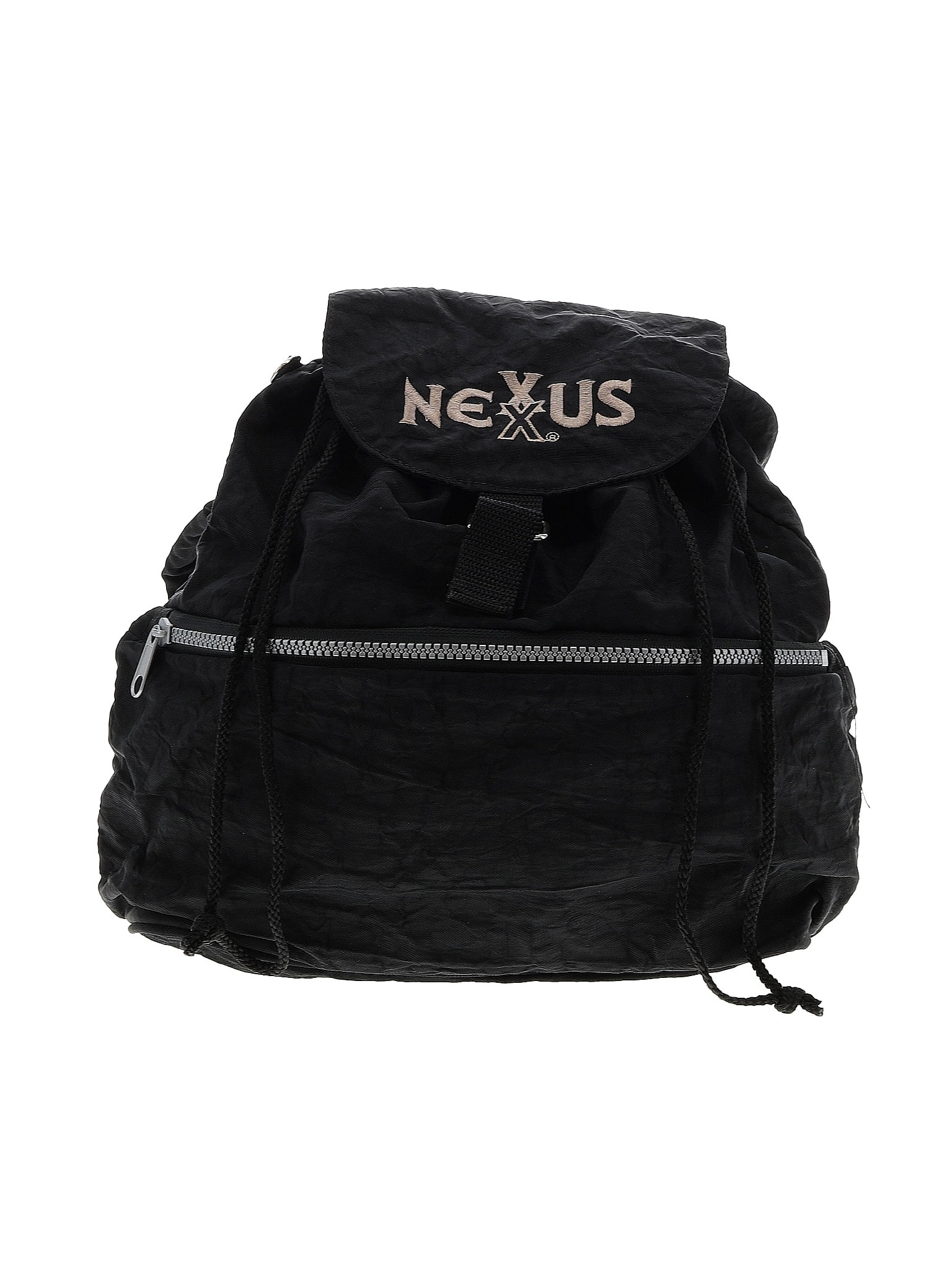 Nexus Graphic Solid Black Backpack One Size - 84% off | thredUP