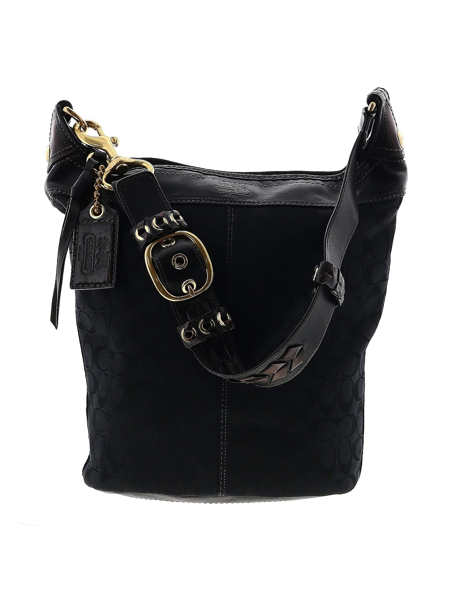 Coach Solid Black Shoulder Bag One Size - 75% off | thredUP