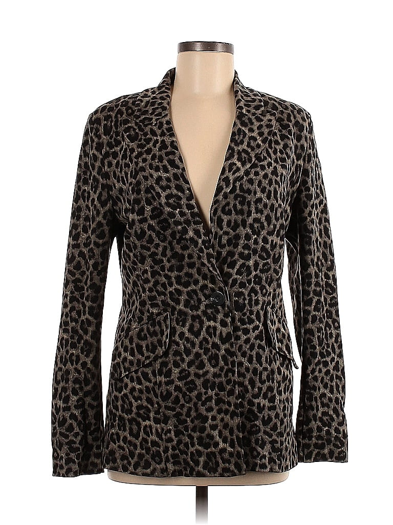 CAbi Animal Print Leopard Print Tan Blazer Size 8 - 71% off | thredUP