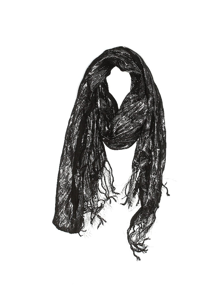 Unbranded Solid Black Scarf One Size - 72% off | thredUP