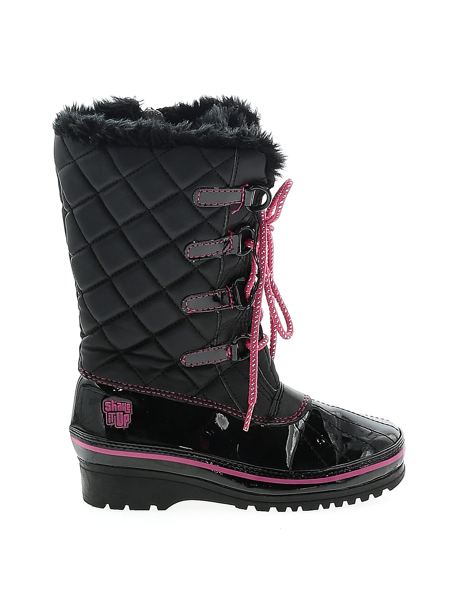 Shake It Up Solid Black Boots Size 12 - 42% off | thredUP