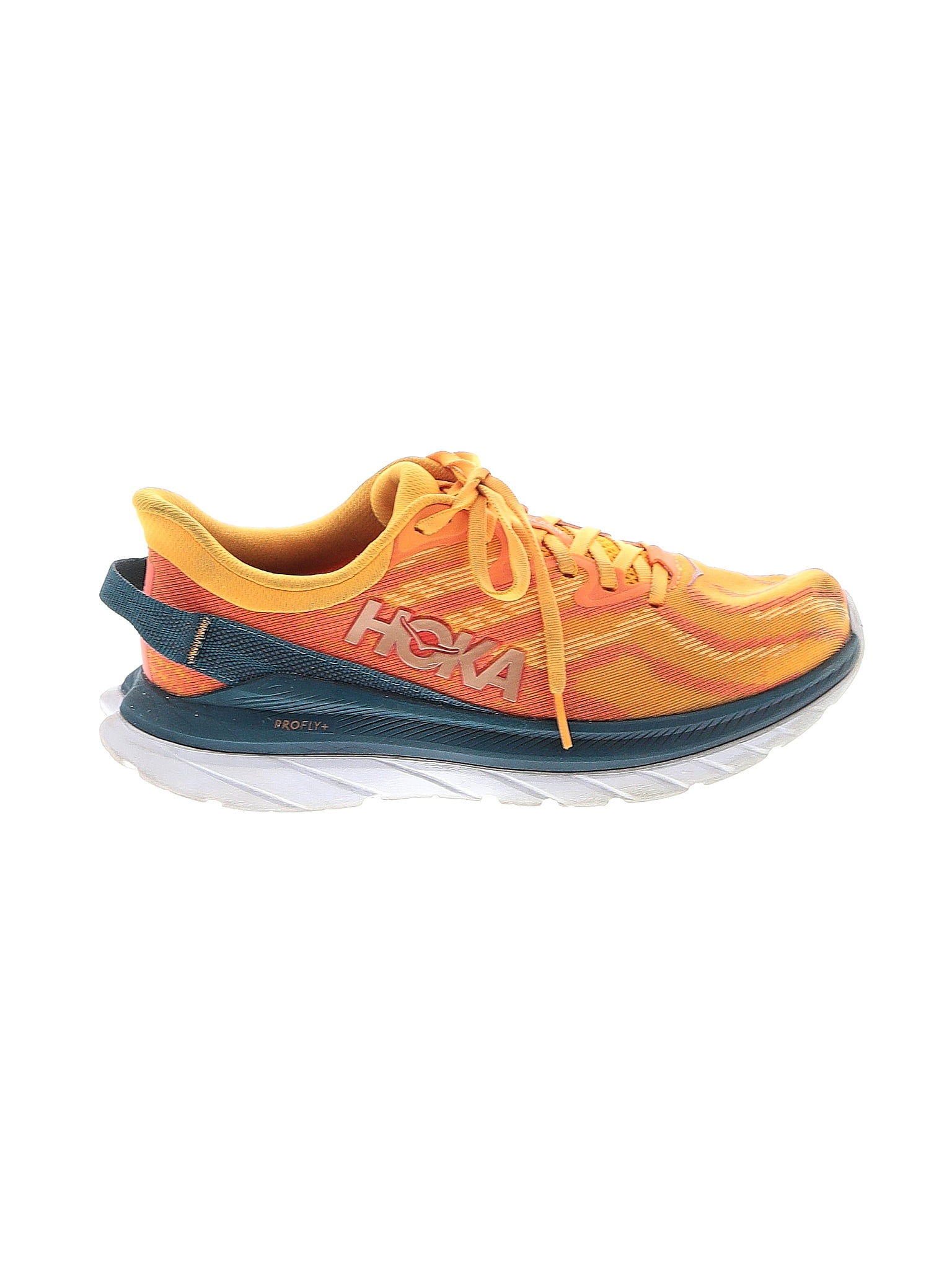 Hoka One One Color Block Multi Color Orange Sneakers Size 8 1/2 - 63% ...