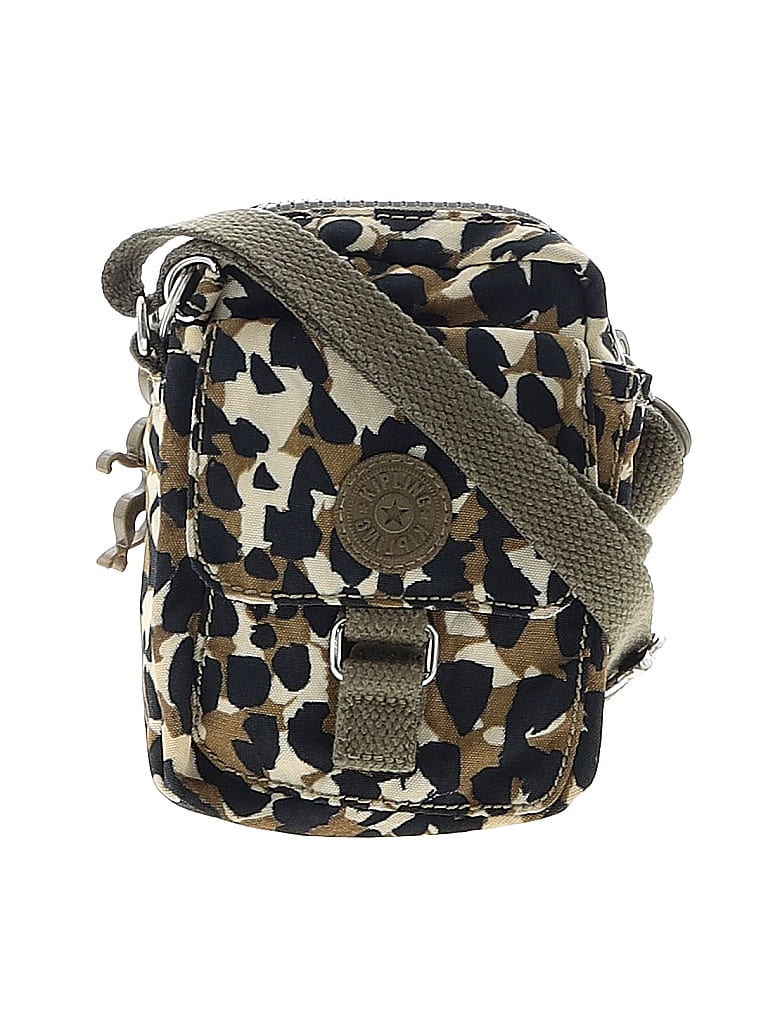 Kipling Animal Print Leopard Print Green Crossbody Bag One Size - 61% ...