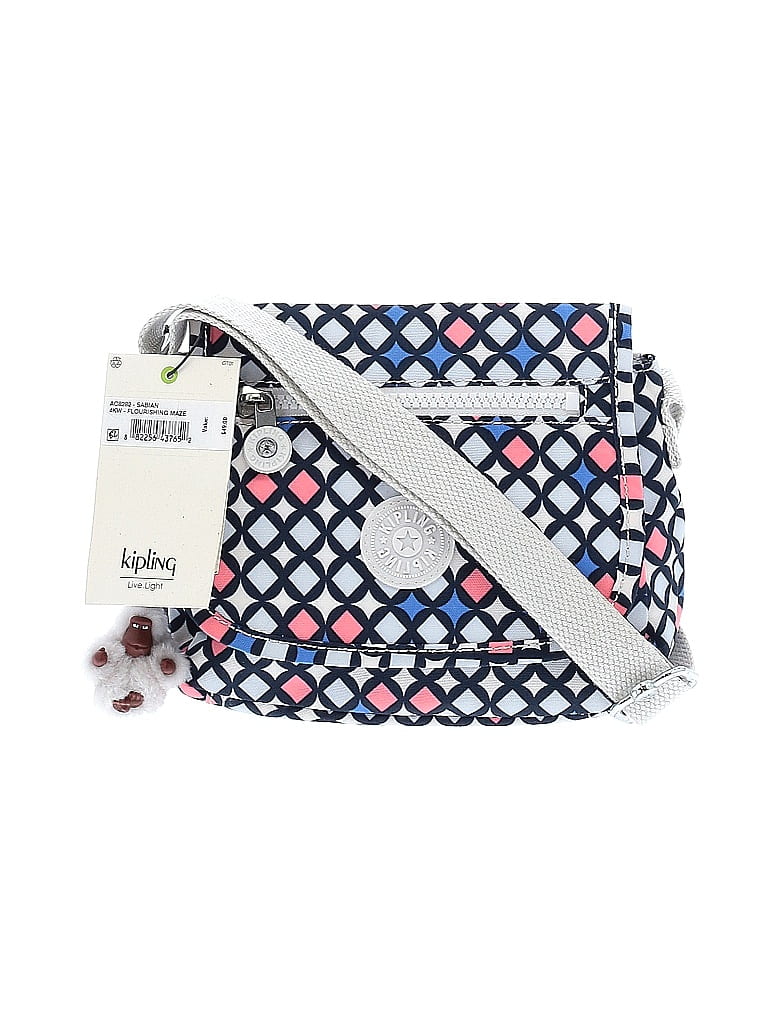 Kipling Color Block Multi Color Blue Crossbody Bag One Size - 53% off ...