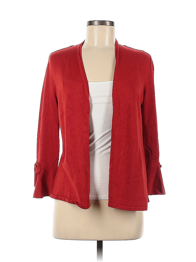 Alfani Red Cardigan Size M (Petite) - 76% off | thredUP