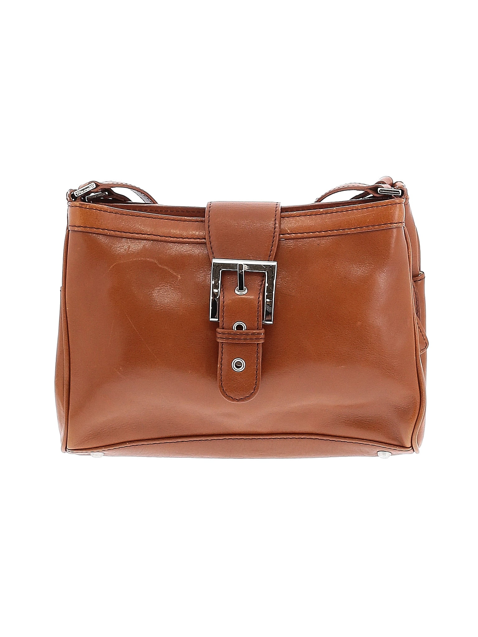 Classiques Entier 100% Leather Solid Brown Leather Shoulder Bag One ...
