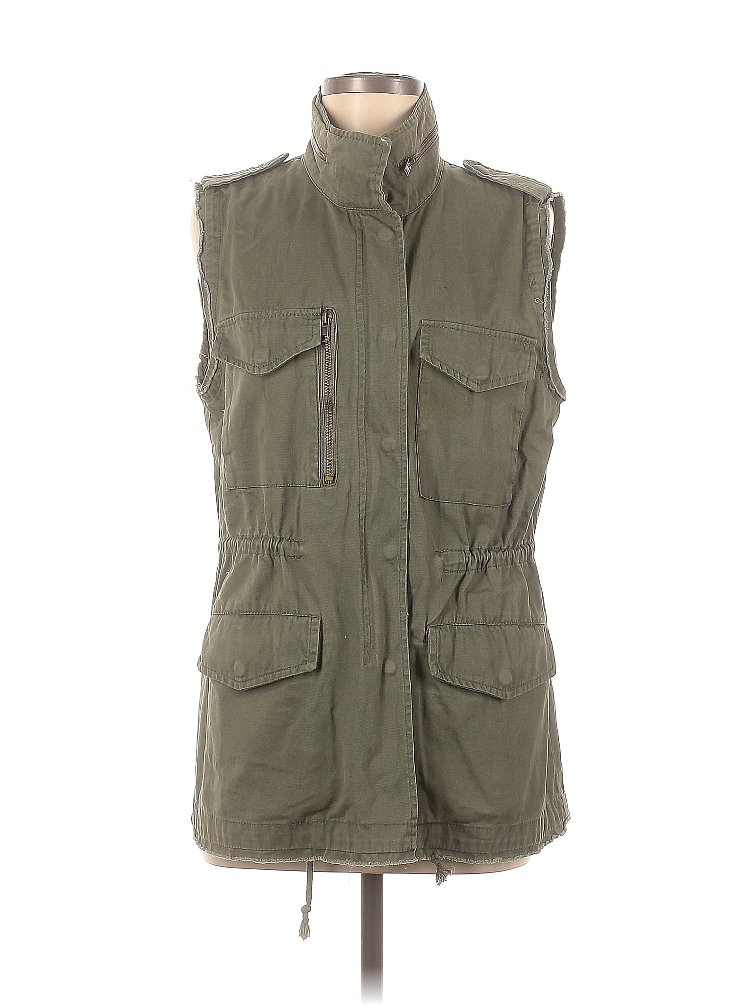 Assorted Brands 100% Cotton Solid Green Vest Size M - 54% off | thredUP