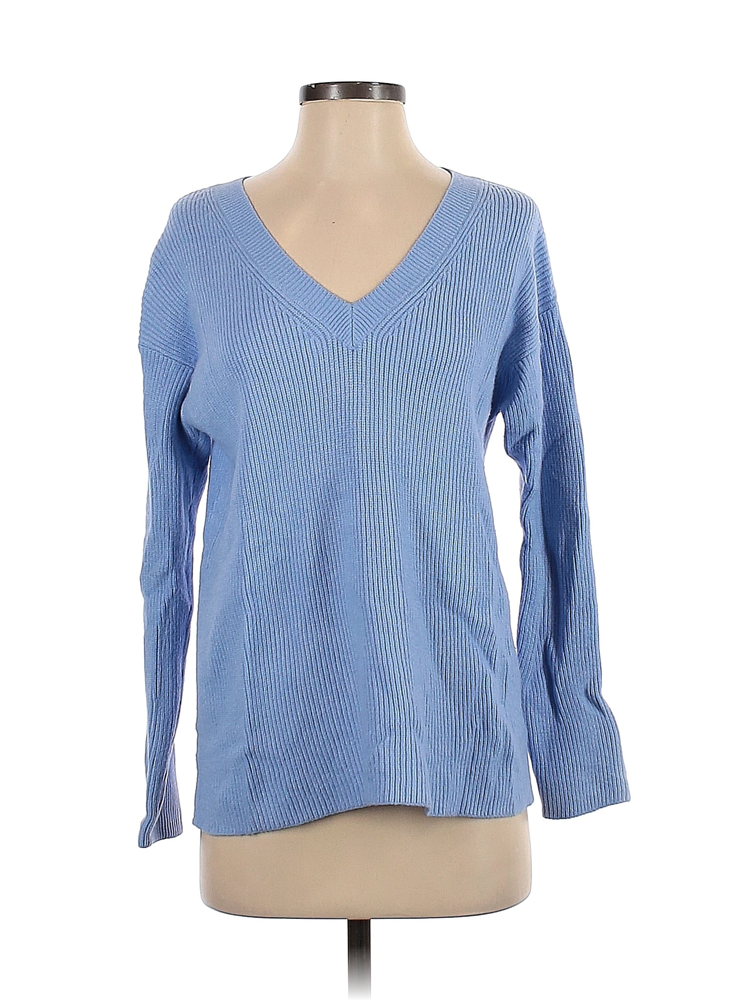 Ann Taylor Color Block Blue Pullover Sweater Size S (Petite) - 76% off ...