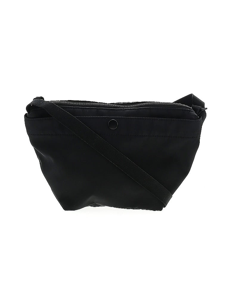 Uniqlo 100% Nylon Solid Black Crossbody Bag One Size - 57% off | thredUP