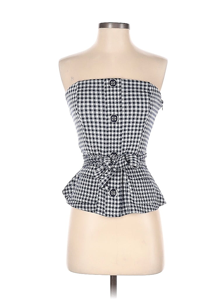 Eva Franco Checkered-gingham Blue Tube Top Size XS - 79% off | thredUP