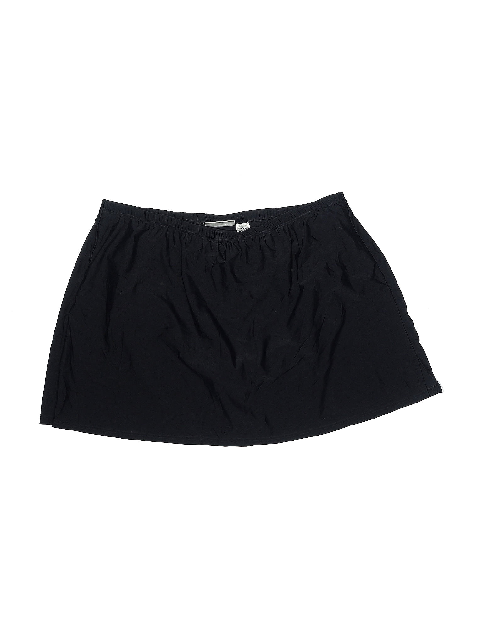 Croft And Barrow Solid Black Swimsuit Bottoms Size 18 Plus 26 Off
