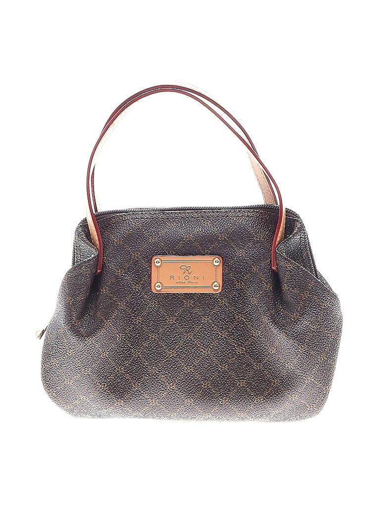 Rioni Gray Brown Satchel One Size - 36% off | thredUP