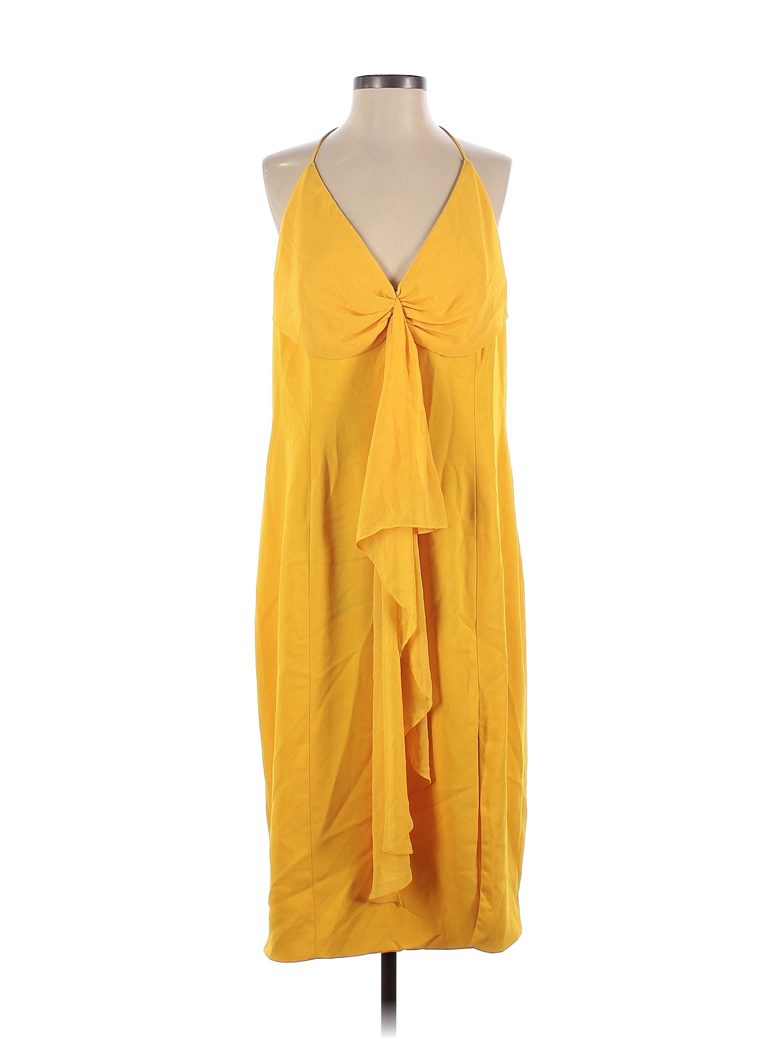 Jay Godfrey Yellow Carlo Sheath Size 16 - 84% off | ThredUp