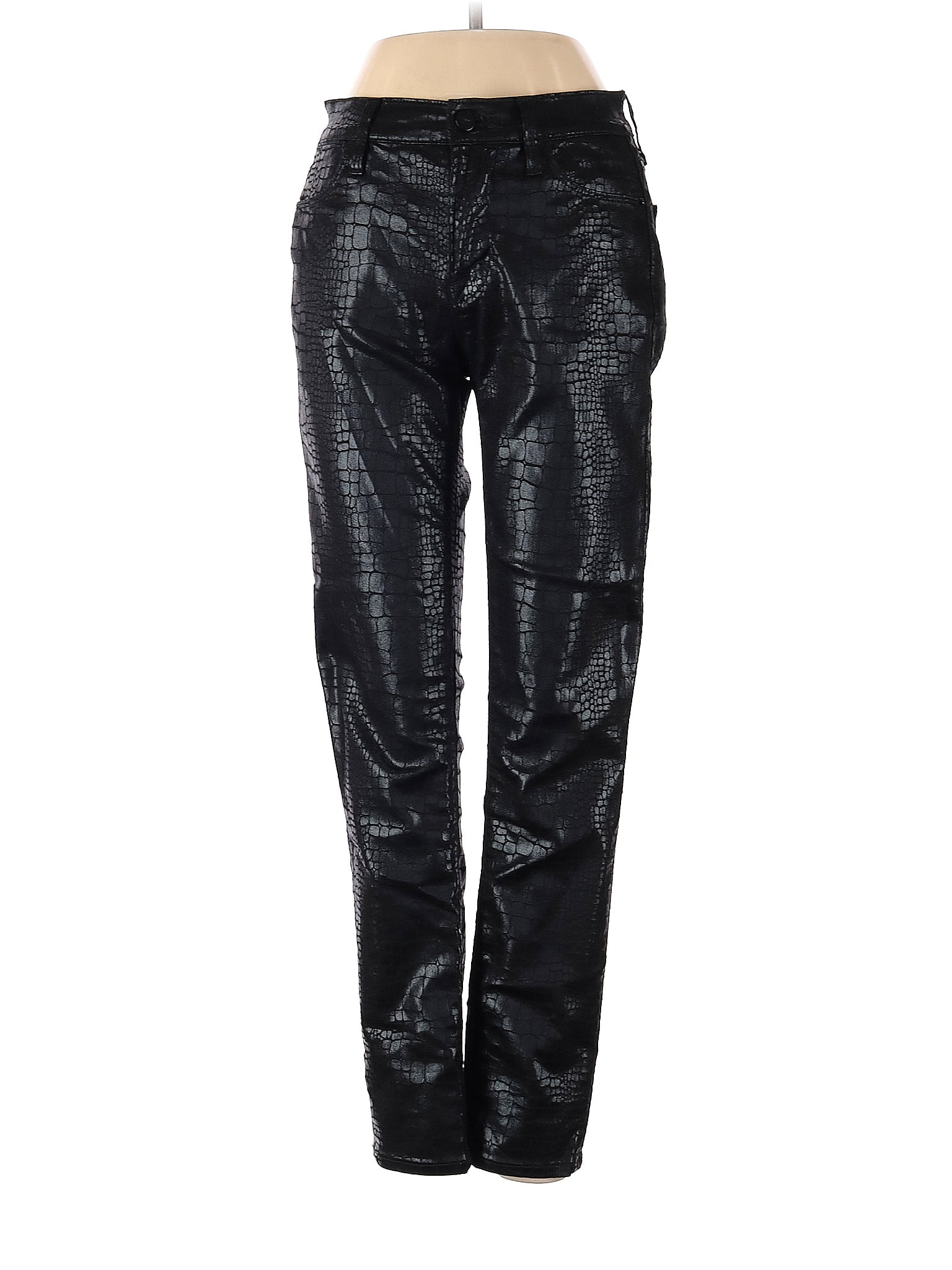 FRAME Black Faux Leather Pants 24 Waist - 83% off | thredUP