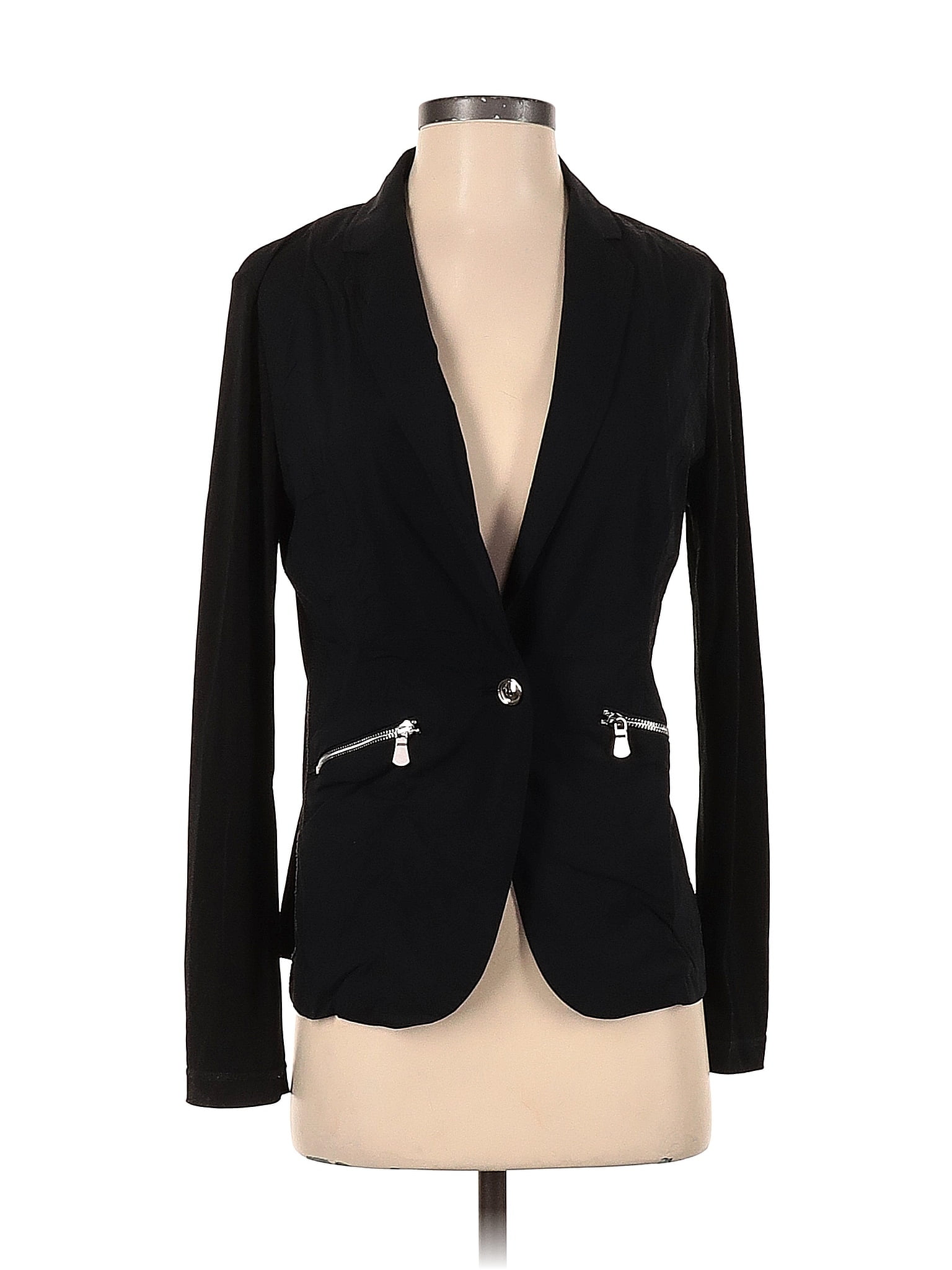 Anatomie Solid Black Blazer Size S - 76% off | thredUP