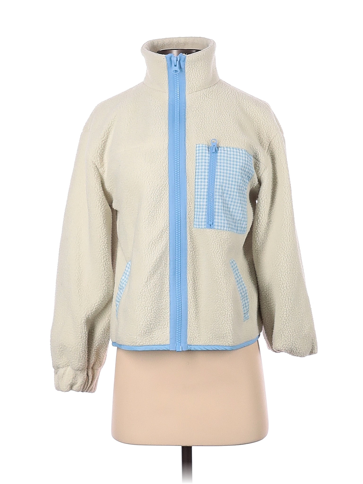 Sandy Liang x Target 100% Polyester Solid Ivory Fleece Size XXS - 52% ...