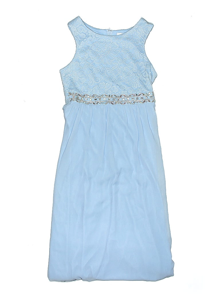 Rare Editions Solid Blue Special Occasion Dress Size 10 63 Off Thredup