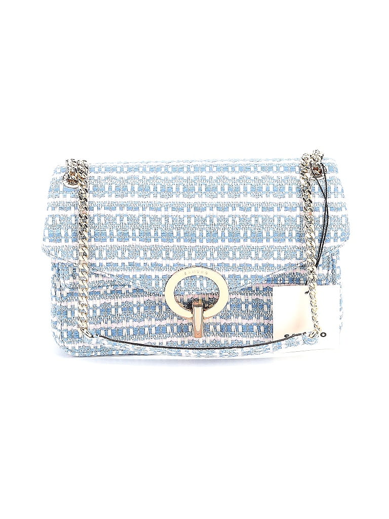 Sandro Solid Tweed Pink Blue Shoulder Bag One Size - 24% off | thredUP